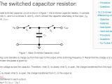 Switched Capacitor Theory Electrical Engineering Stack Exchange