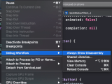 How To Hide This Window On Debugging Xcode Stack Overflow