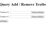 Javascript Jquery Add Remove Textbox Stack Overflow