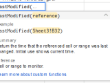 How To Add Custom Function Help To A Google Spreadsheet Not The