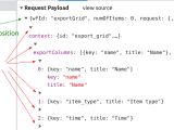 Chrome Devtools Network Requests Payload Arrows From Json Objects Are