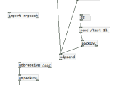 Udp Communicating Between Pure Data And Matlab Using Osc Stack Overflow