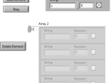 Button Press To Add And Remove Elements From Array Labview Stack Overflow