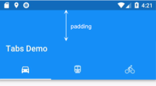 Android Flutter Padding On Appbar Stack Overflow - Best Abstract Illustrations in Retina