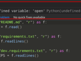 Python Flake8 Complaining Undefined Variable About Built In