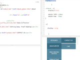 Css Code Work In Jsfiddle But Not Work In My Html Page Stack Overflow