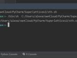Python How To Setup Pycharm For Shell Bash Scripts Stack Overflow