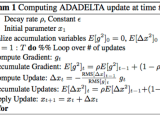 Python How To Set Parameters Of The Adadelta Algorithm In Tensorflow