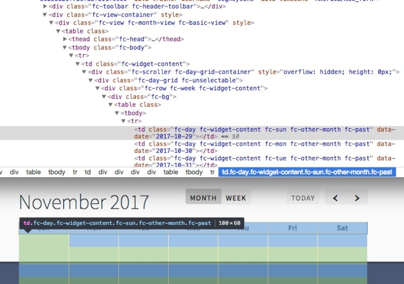 Javascript Fullcalendar Rendering Collapsed Stack Overflow - Premium Landscape Illustration Gallery - Desktop