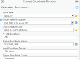 Arcgis Pro Convert Coordinate Notation Warning Empty Output