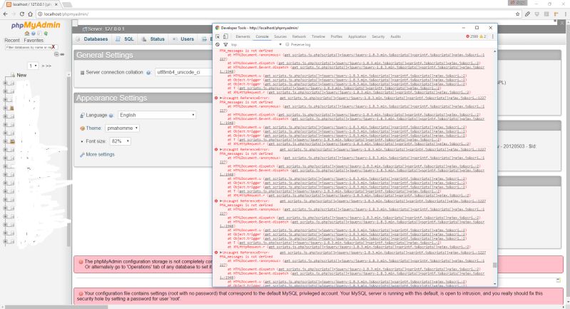 Phpmyadmin Error Cannot Click Anything In The Browser Stack Overflow - Beautiful Space Image - 8K