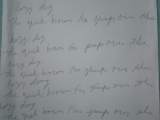 Handwriting Speed Writing