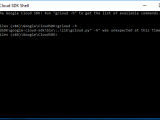 Google Cloud Platform Gcloud Stop Working Was Unexpected At This