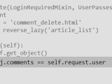 Python Django View Comment Object Has No Attribute Comments