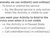 Android Differences Between Bound And Started Services Stack Overflow