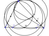Geometry Prove Midpoint Is Fixed Mathematics Stack Exchange