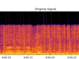 Python Finding Peaks In Audio Spectrogram Stack Overflow