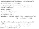 Inverse Of A Triangle Matrix Mathematics Stack Exchange