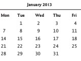 Need To Make Calendar Events With No Using Java Util Calendar Stack
