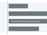 Html Align Matching Content In Separate Containers Depending On Width
