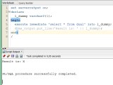 Oracle Sql Developer Script Output With Query Result Displayed