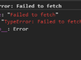Javascript Fetch Request Immediately Failing In Service Worker