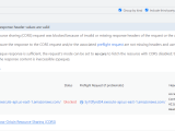 Amazon S3 Ensure Cors Response Header Values Are Valid When Using