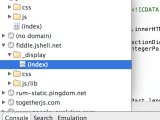 Inspecting Javascript On Jsfiddle Net In Google Chrome Stack Overflow