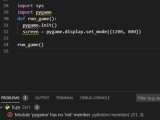 Python Vs Code Module Pygame Has No Init Member Stack Overflow