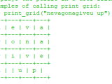 Gridview Trying To Print The Below Grid In Python Stack Overflow