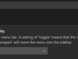 How To Restore The Menu Bar In Visual Studio Code Stack Overflow