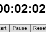 Javascript Countdown Timer With Start Pause And Reset Button Stack
