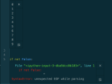 Atom Hydrogen Error Unexpected Eof While Parsing For Python If