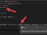 Angular Visual Studio 2015 Typescript Cannot Recognize Imported