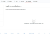 Github Cannot Open Insights Contributors Always Loading Stack