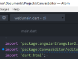 How To Configure Atom To Run Dart In Dartium Stack Overflow