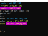 Windows 10 Can We Use More Colors In Batch Script Super User