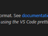 Visual Studio Vs Code Why Prettier Is Not Formatting Code Stack