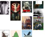 Html Javascript And Bootstrap Image Gallery With Different Image