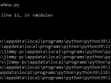 Module Error Not Able To Run Python Script In Cmd Line Stack Overflow