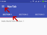 Android How To Add Tabbed Activity Into Navigation Drawer Activity