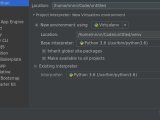 Python How Do I Prevent Pycharm From Creating A Virtualenv Every Time