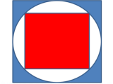Geometry Inscribed Square In Inscribed Circle In Square Mathematics