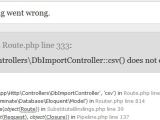 Laravel 5 Reflectionexception In Route Php Line 333 Method App Http