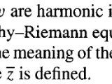 Complex Analysis Definition Of Harmonic Conjugates Mathematics