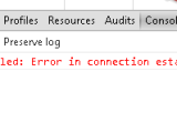 Javascript Websocket Connection To Ws Failed Error In