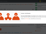Human Verification Test For Answering A Question Or How On Earth Does