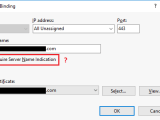 Iis Iis10 Ssl Configuration For Multiple Sites And More Than One Ssl