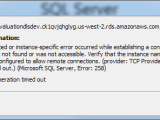 Cannot Connect To Rds Sql Server Database Using Management Studio