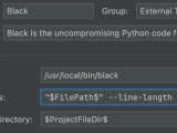 How To Add Additional Settings To Black Formatter In Pycharm Stack